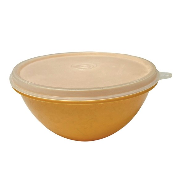 Tupperware | Kitchen | Vintage Tupperware Yellow 6 Inch Wonderlier Bowl ...
